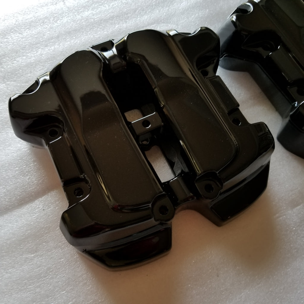 Rocker Box Covers Gloss Black (2017 and up) Milwaukee 8 Touring Models ...